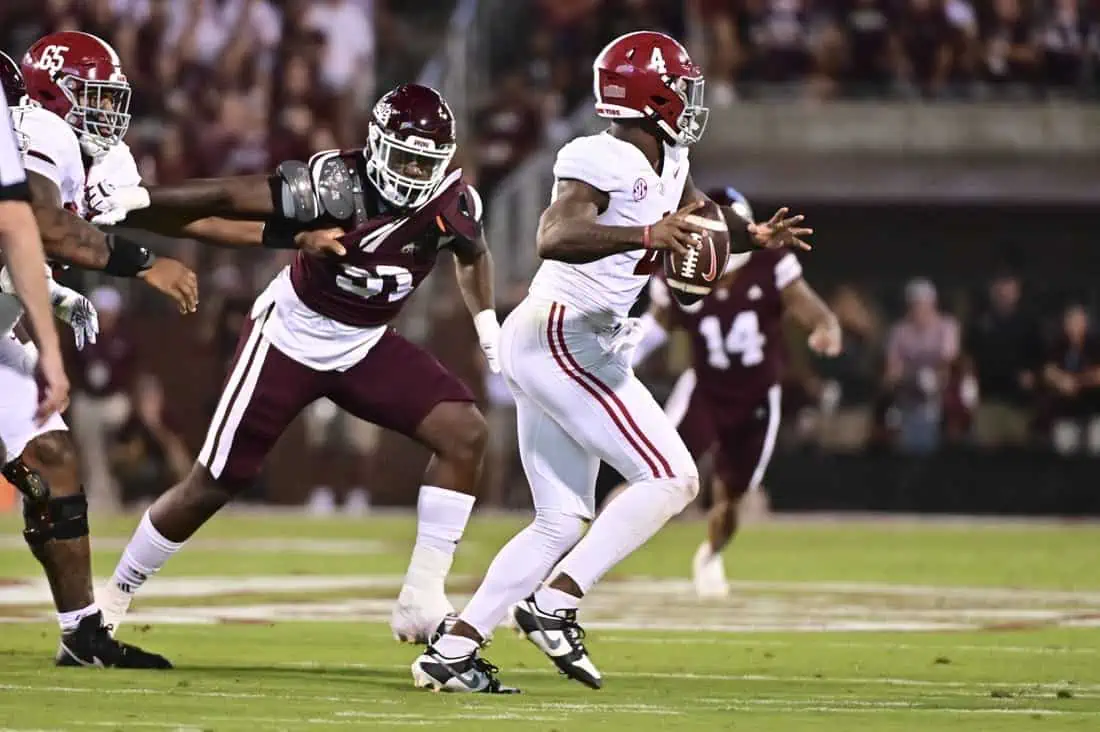 Jalen Milroe scores twice as No. 12 Alabama rolls over Mississippi ... Jalen Milroe scores twice as No. 12 Alabama rolls over Mississippi ...