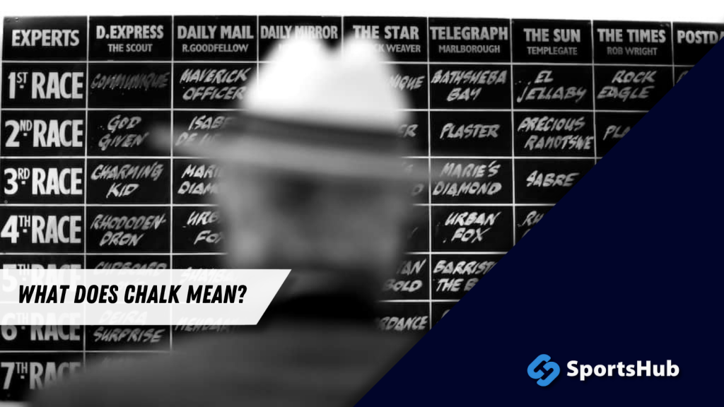 Chalk in Sports Betting: Explaining its meaning and how to profit from it