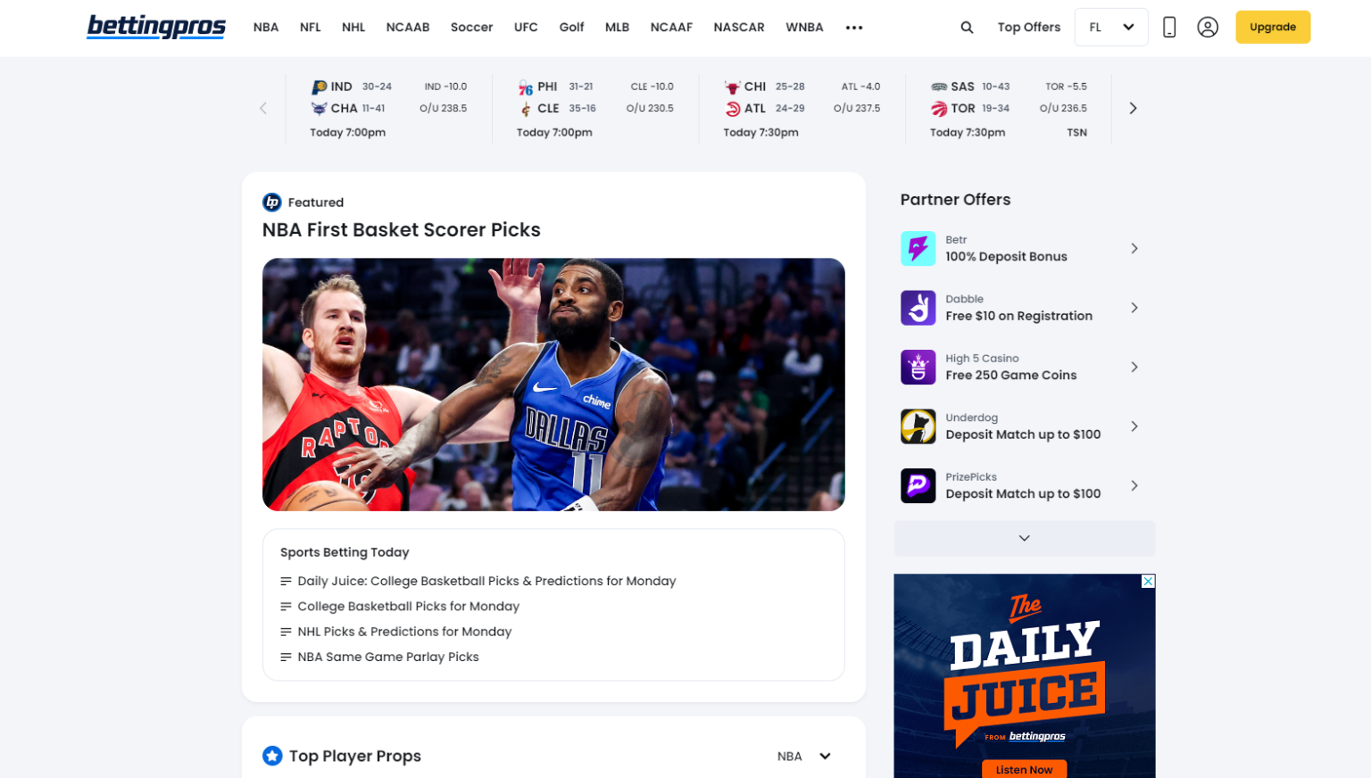 BettingPros Review 2024