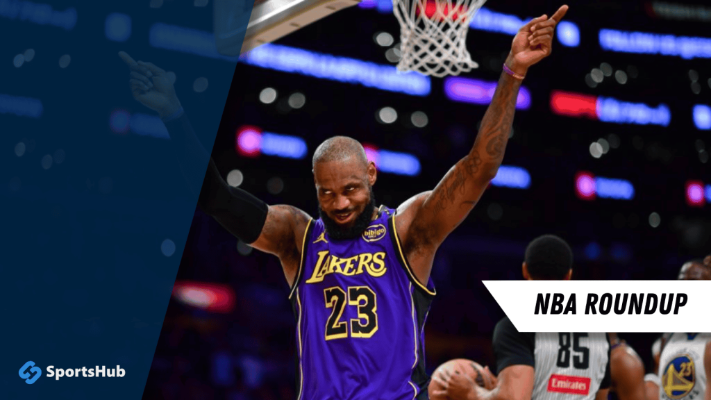 LeBron James Scores 42 as Lakers Defeat Warriors, NBA Scores & Highlights